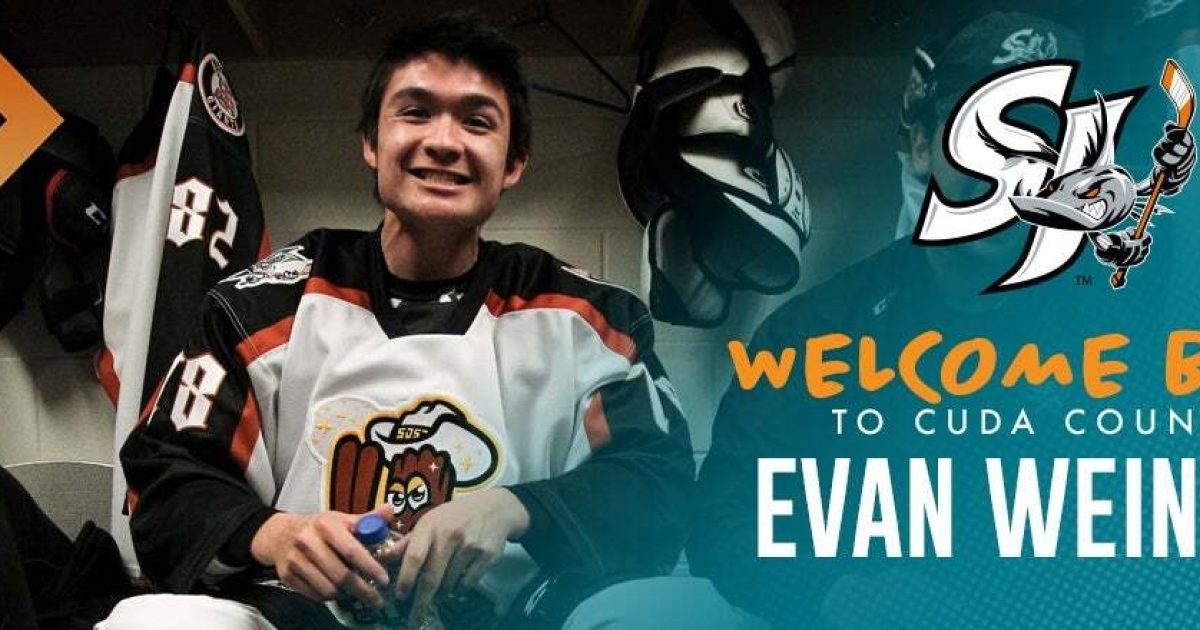 San Jose Barracuda | San Jose Barracuda Re-Sign Forward Evan Weinger
